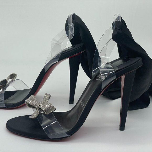 Christian Louboutin | Shoes | Christian Louboutin Astrinodo Crystal Bow ...